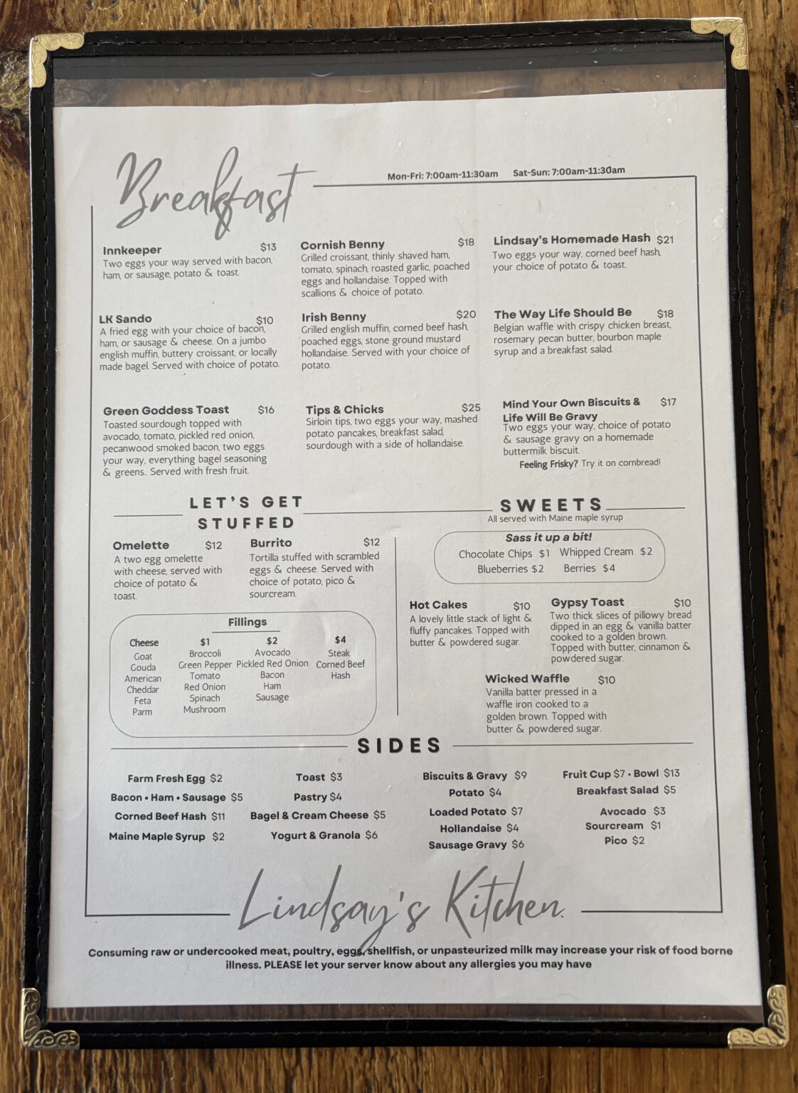 Lindsay’s Kitchen - The Cornish Inn